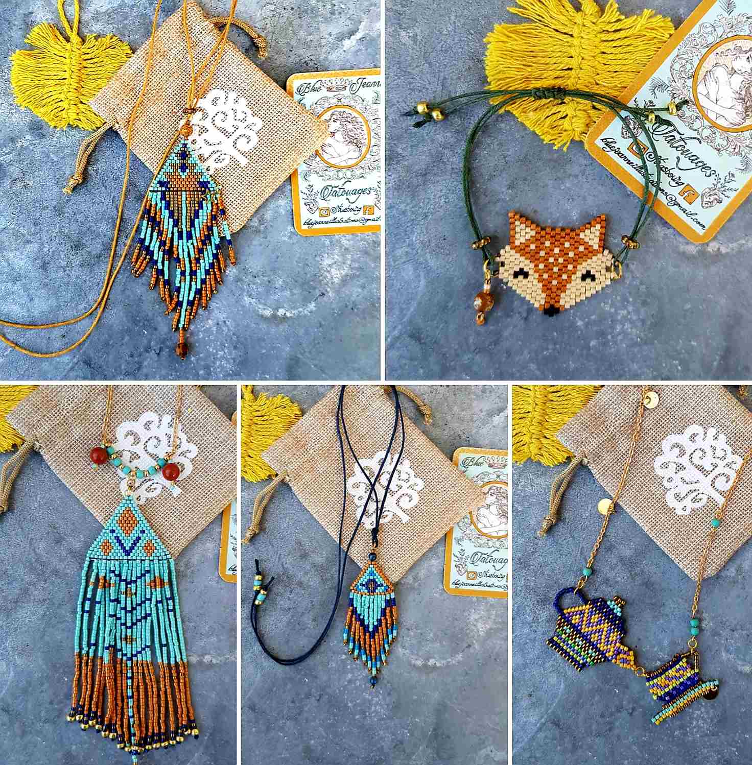 Blue Jeanne – Bijoux → Marché des Créateurs®